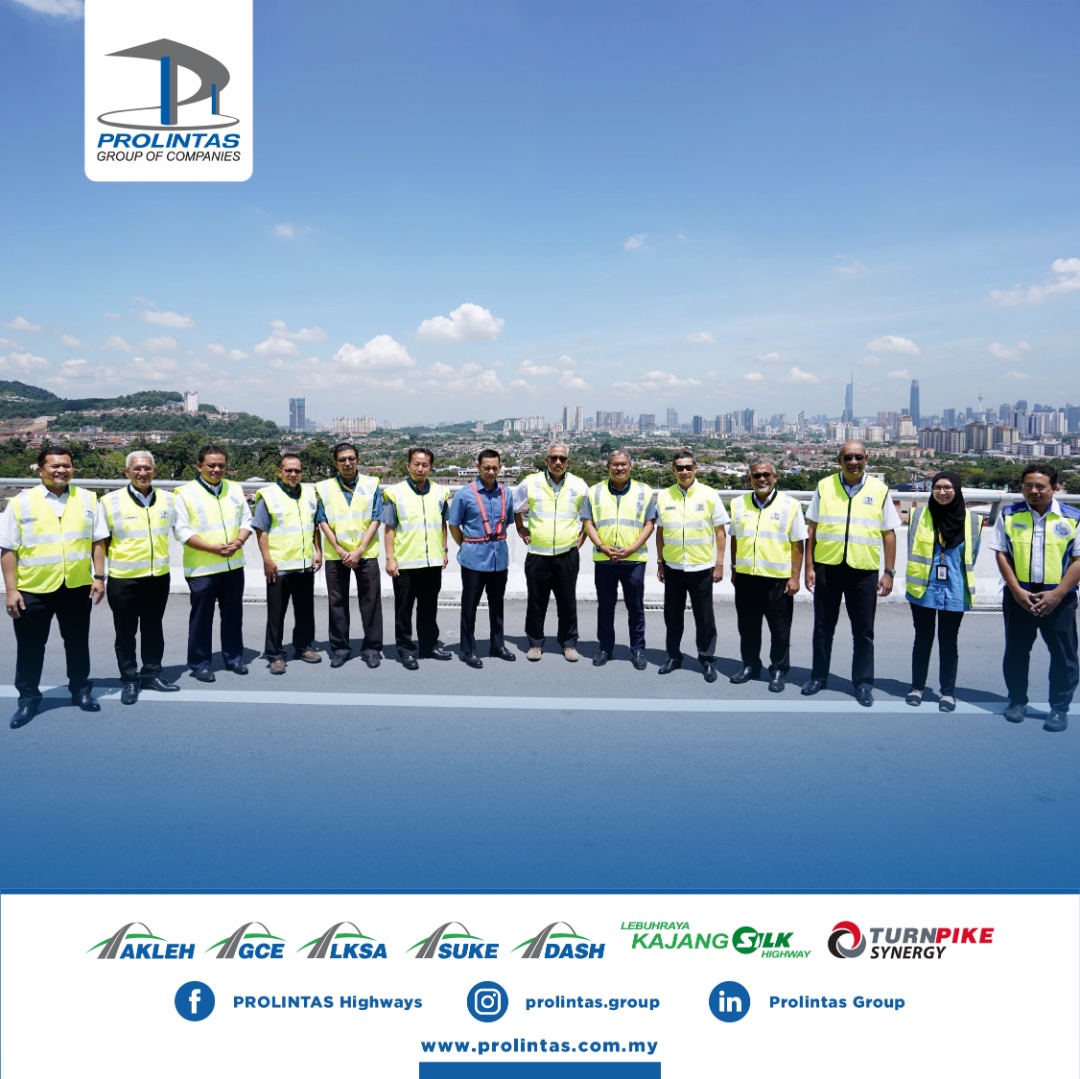 PROLINTAS menerima lawatan Ketua Setiausaha KKR dan Ketua Pengarah LLM ke tapak projek SUKE ...