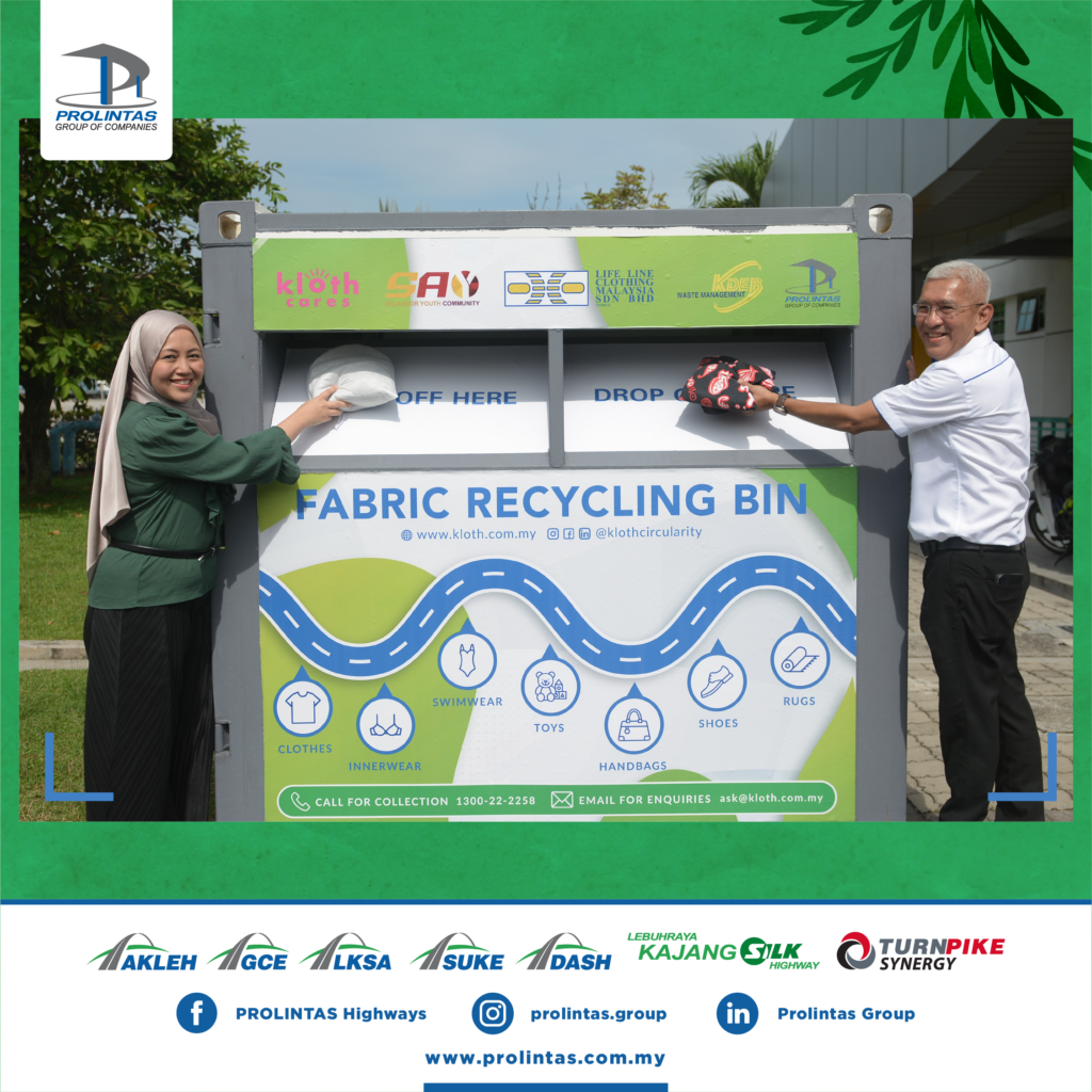 PROLINTAS Fabric Recycling Bin Campaign Officially Launched - PROLINTAS